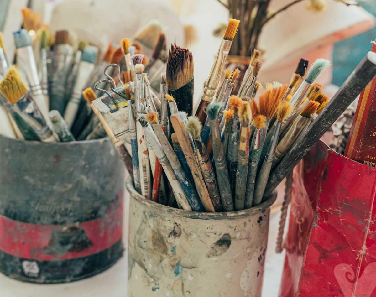 8 Tipps für das Einrichten deines Kunstateliers